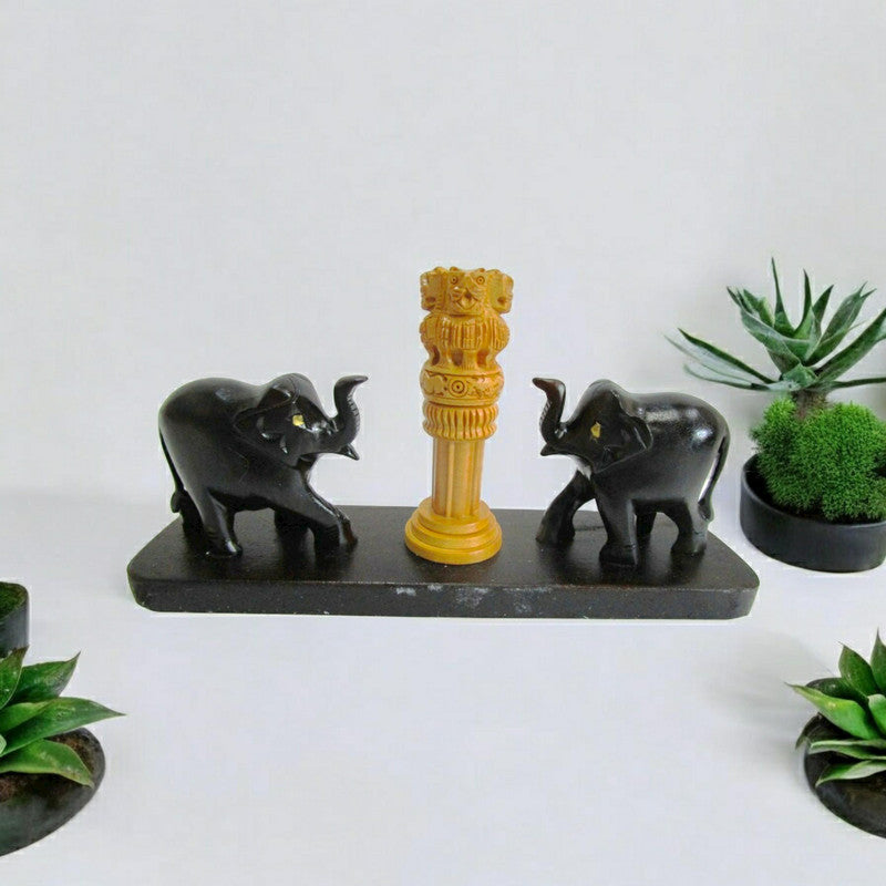 Indian NATIONAL Emblem / Symbols with ELEPHANT - Ashok STAMBH (1495 ...